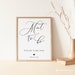 Simple Mint to Be Wedding Sign Mint Favor Table Sign Mint to Be Table ...