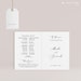 Wedding Program Booklet Template Ceremony Foldable Program Printable ...