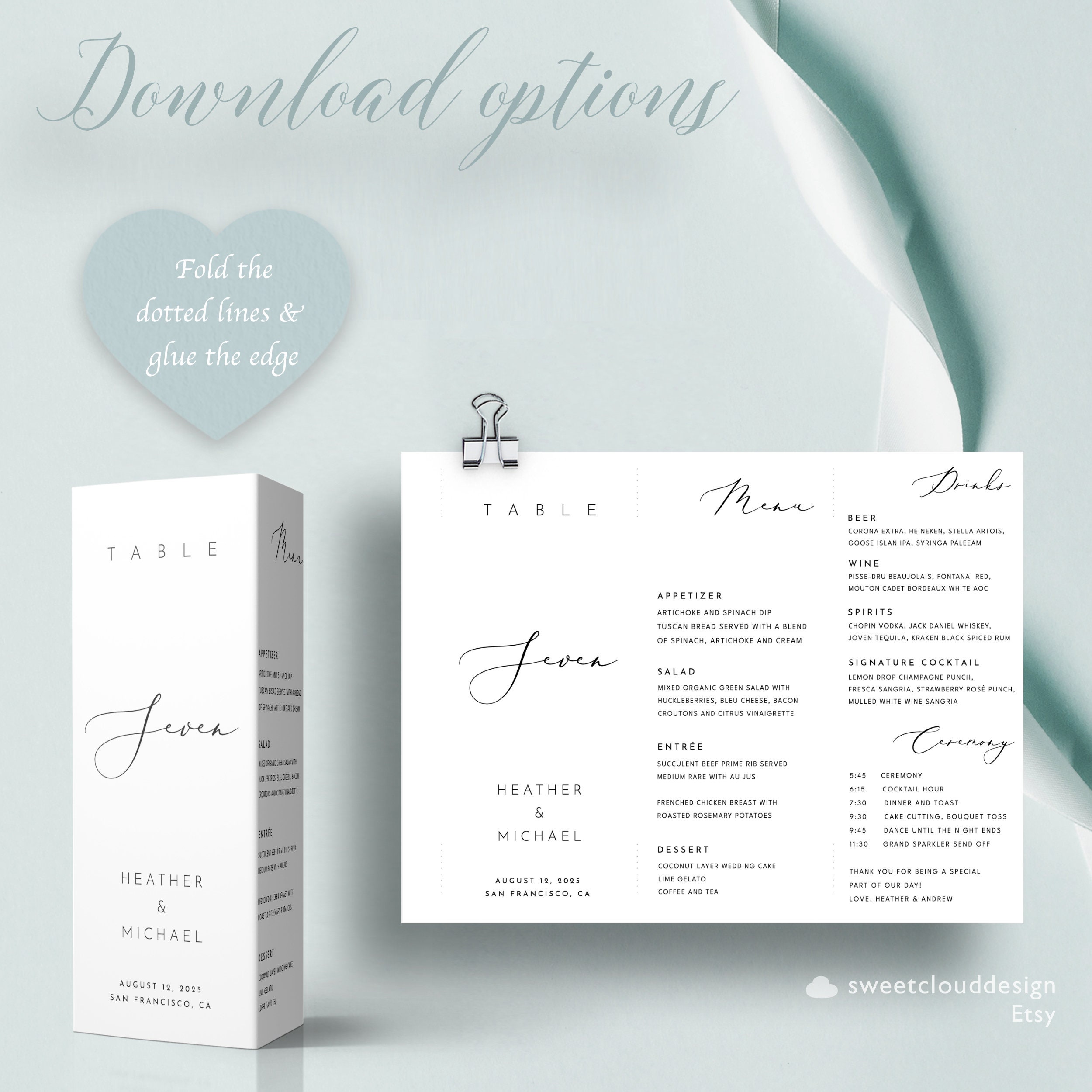 Modern Wedding Triangle Table Number Template Trifold Table - Etsy