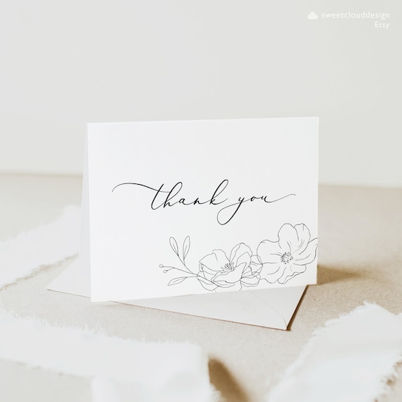 Simple Thank You Cards