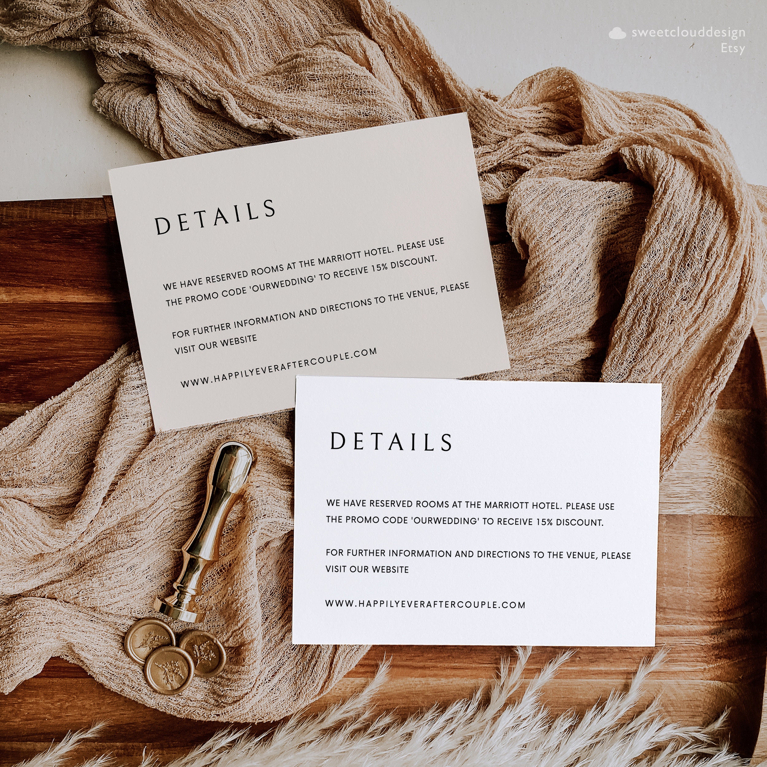 Details Card Template Enclosure Card Template Editable Insert - Etsy