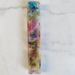 Flower Resin Mezuzah, Custom Dried Flowers, Handmade Home Decor - Etsy