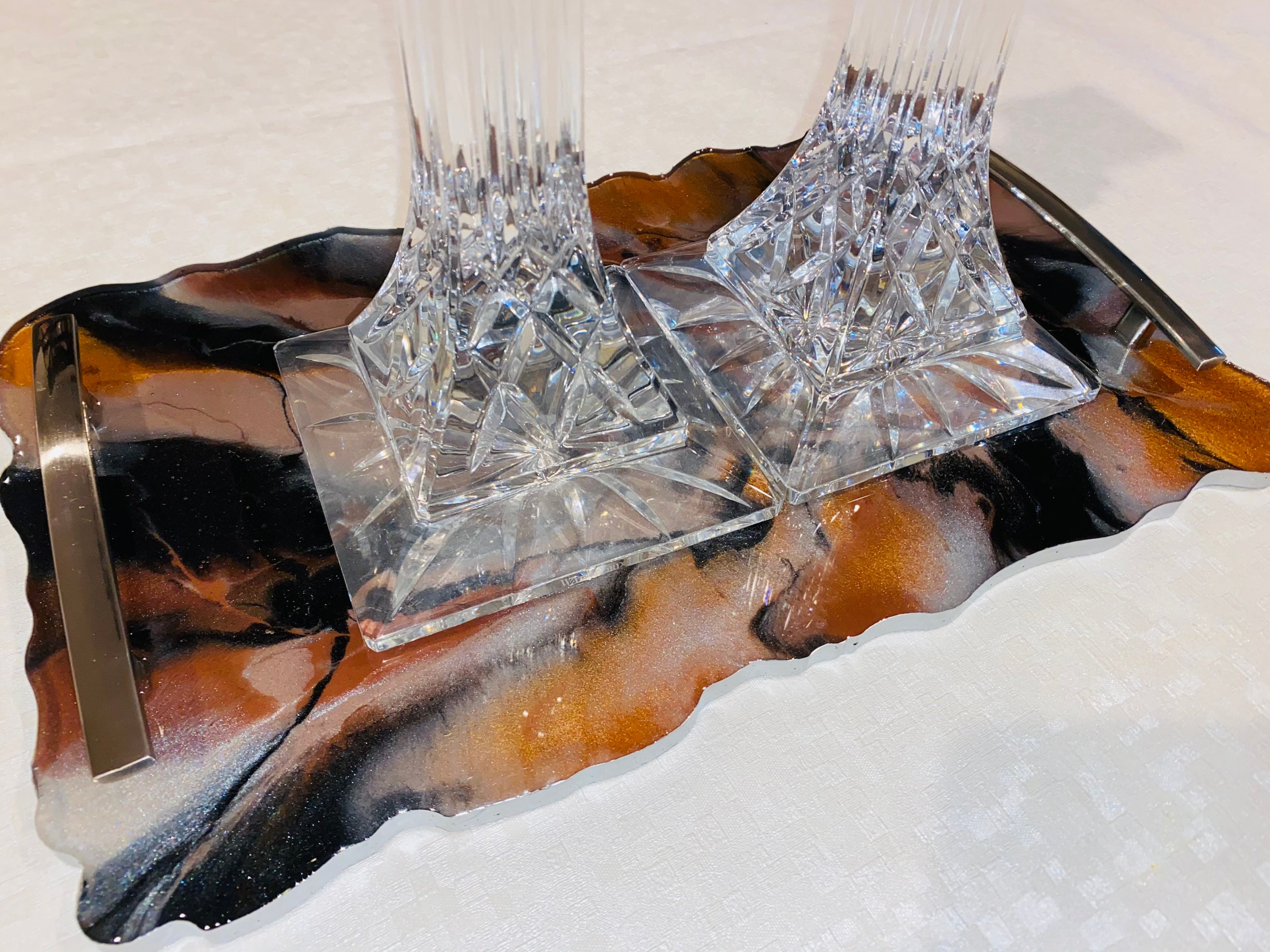 Custom Order Resin Tray Use for Candle Lighting Food Serving - Etsy