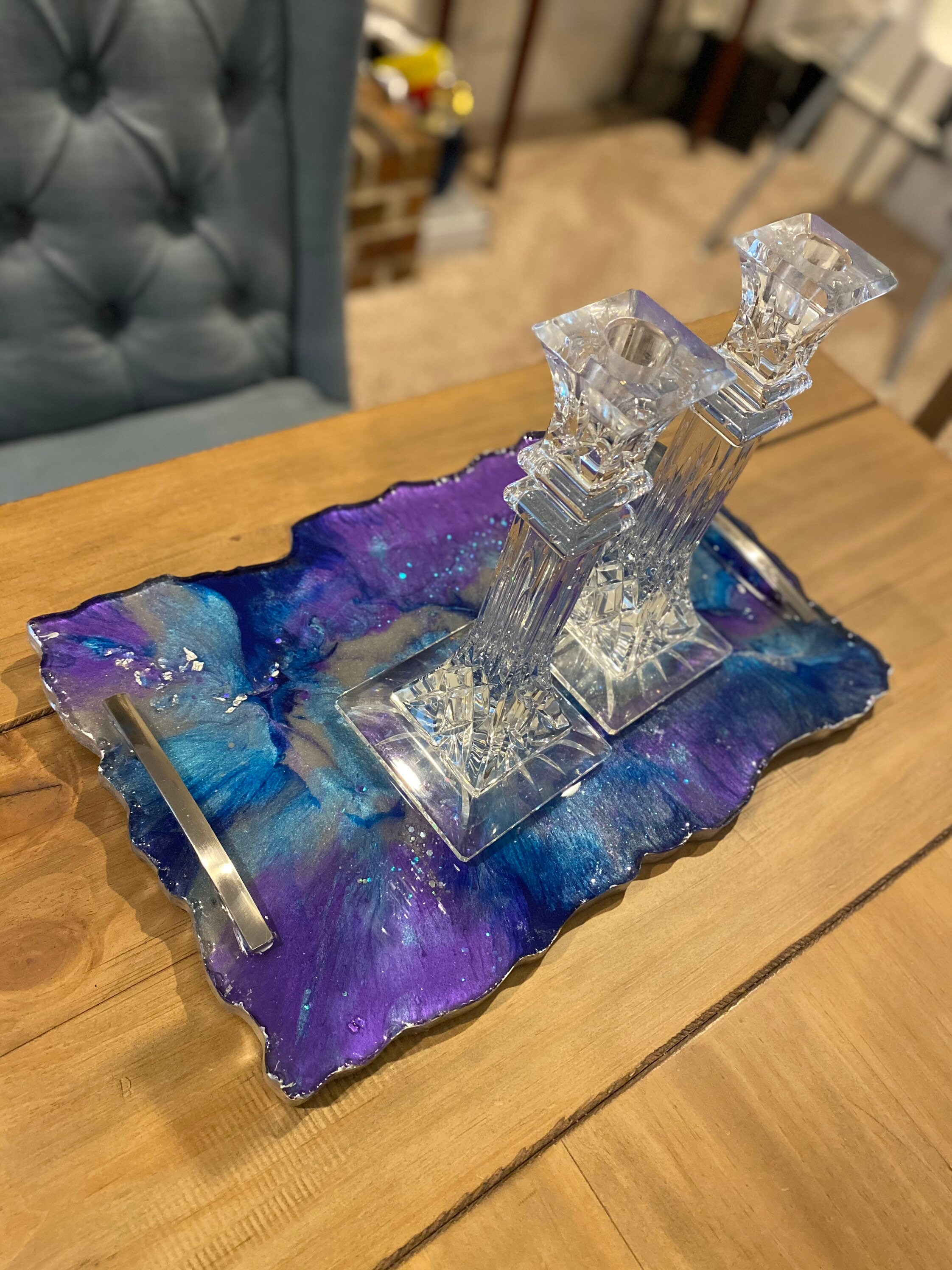 Custom Order Resin Tray Use for Candle Lighting Food Serving - Etsy