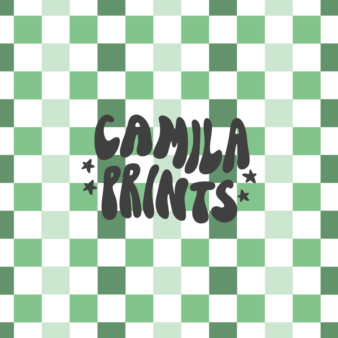 Checkerboard Seamless Pattern Green Seamless File for Fabric ...