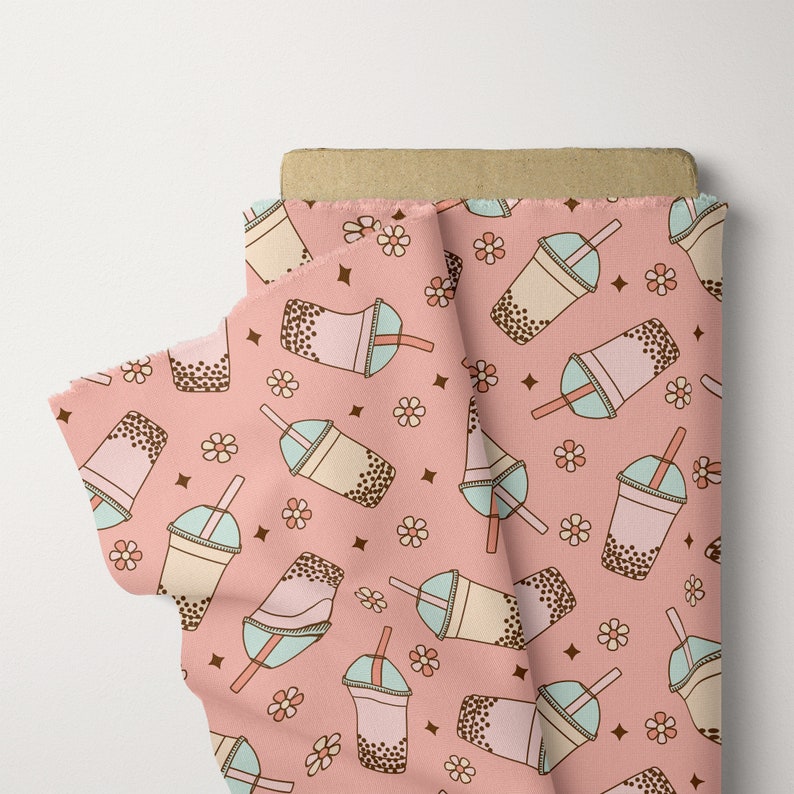 Bubble Tea Pattern Boba Tea Drink Seamless Repeat Pattern for - Etsy