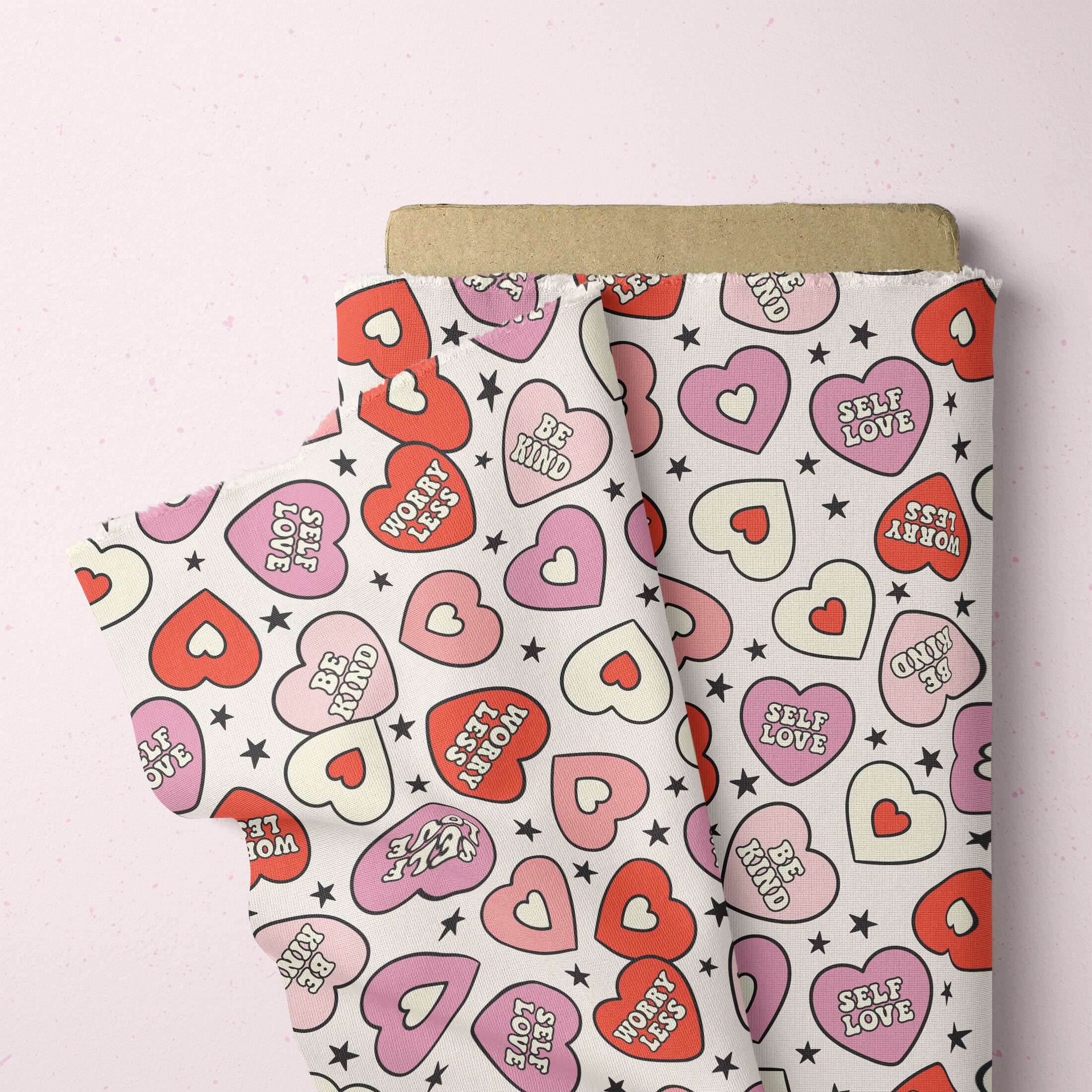 Valentines Pattern Motivational Conversation Hearts Seamless - Etsy