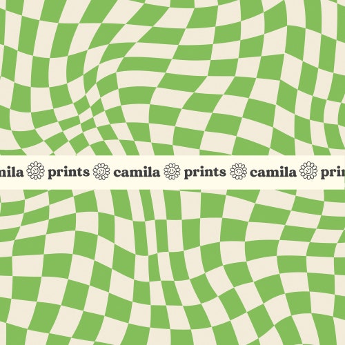 Wavy Checkerboard Seamless File Optical Check Seamless Pattern - Etsy