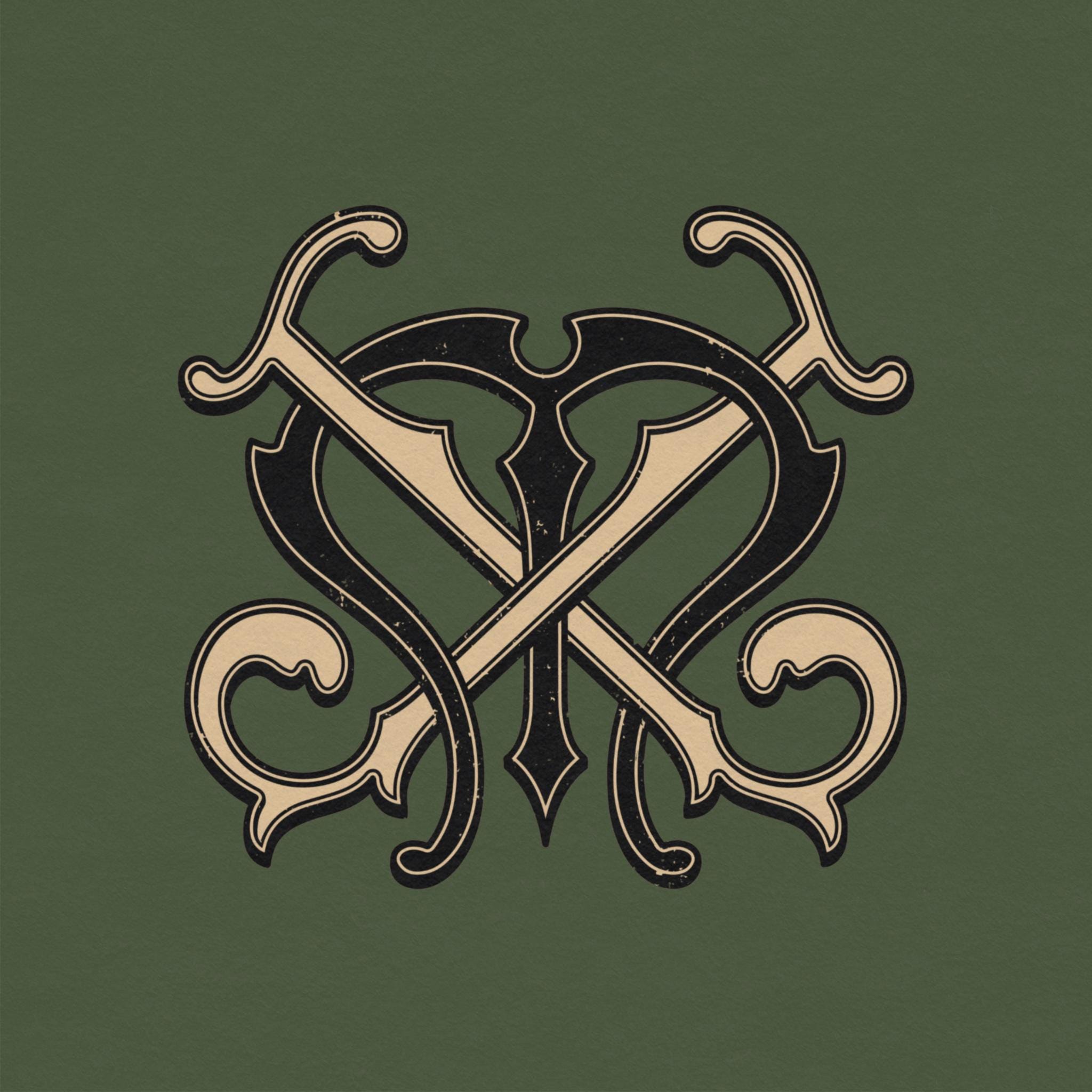 Custom Hand Drawn 3 Letter Monogram Bespoke Vintage Design Service ...