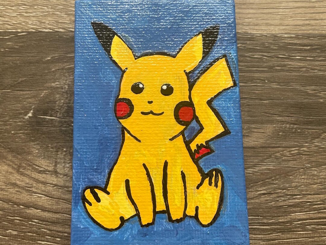 Original Mini 2x2 Character Acrylic Paintings - Etsy