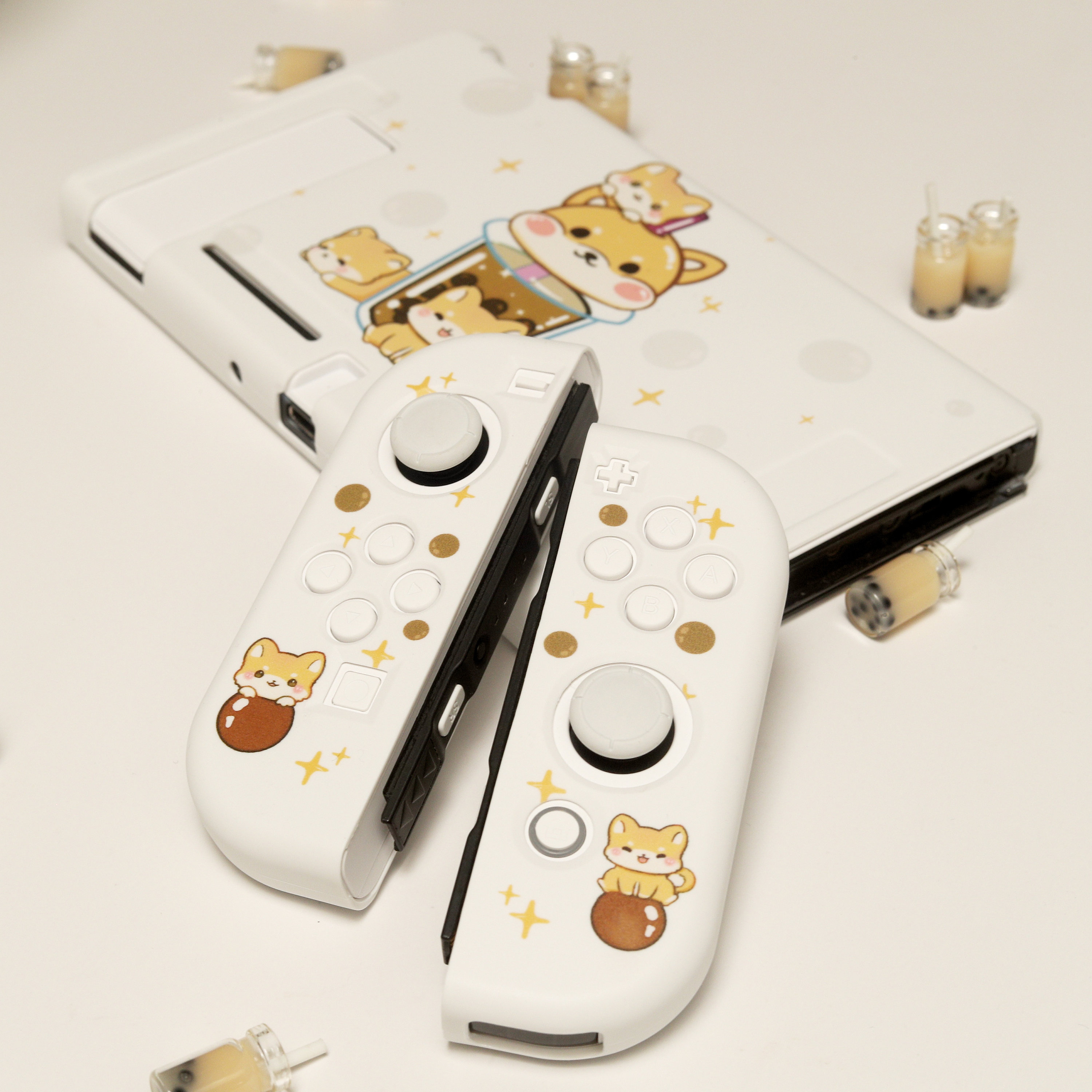 Custom SHIBOBA Shiba Inu Boba Tea Nintendo Switch Case | Etsy