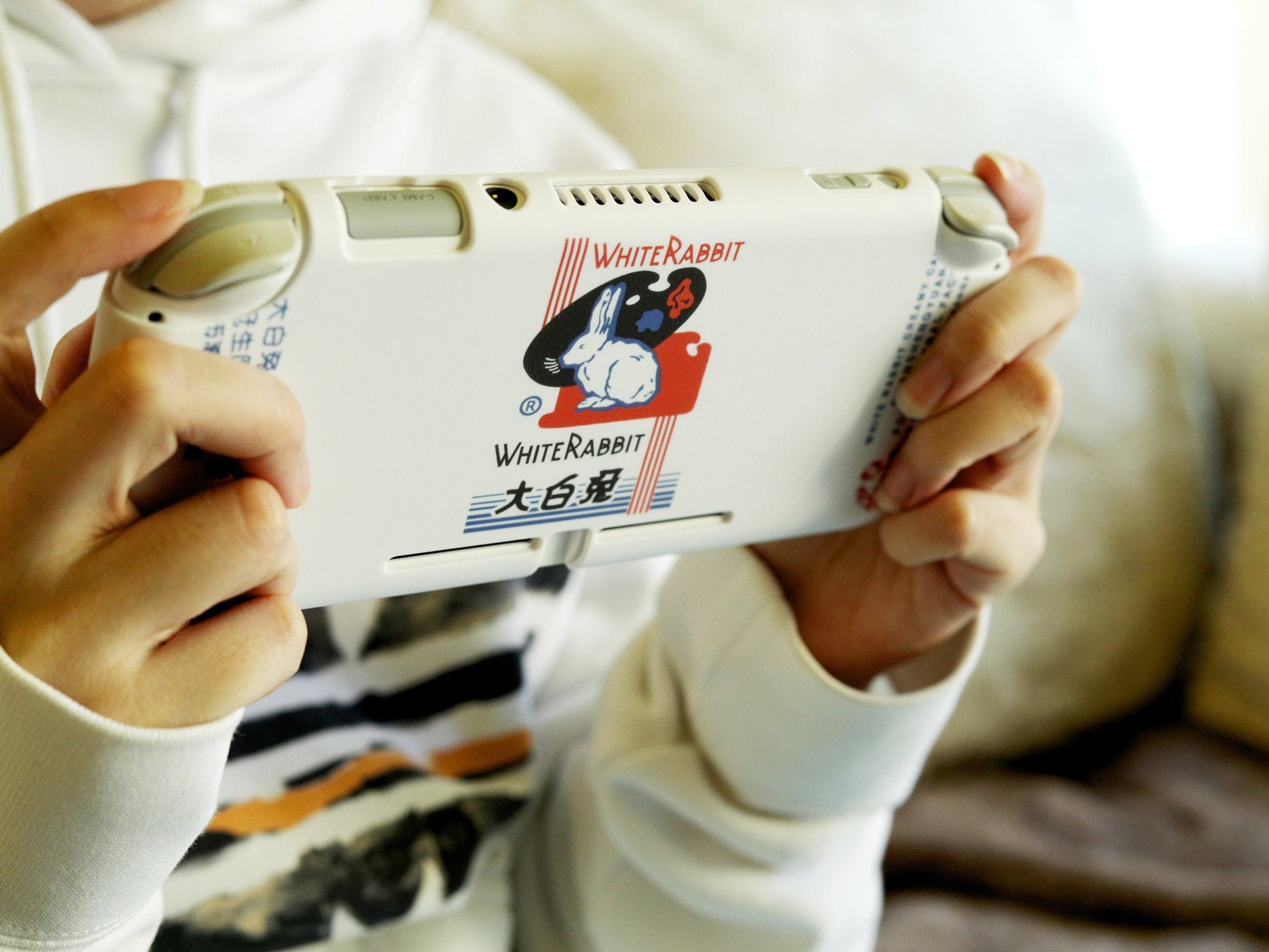 Custom WHITE RABBIT Nintendo Switch Lite Soft-shell Case - Etsy Australia