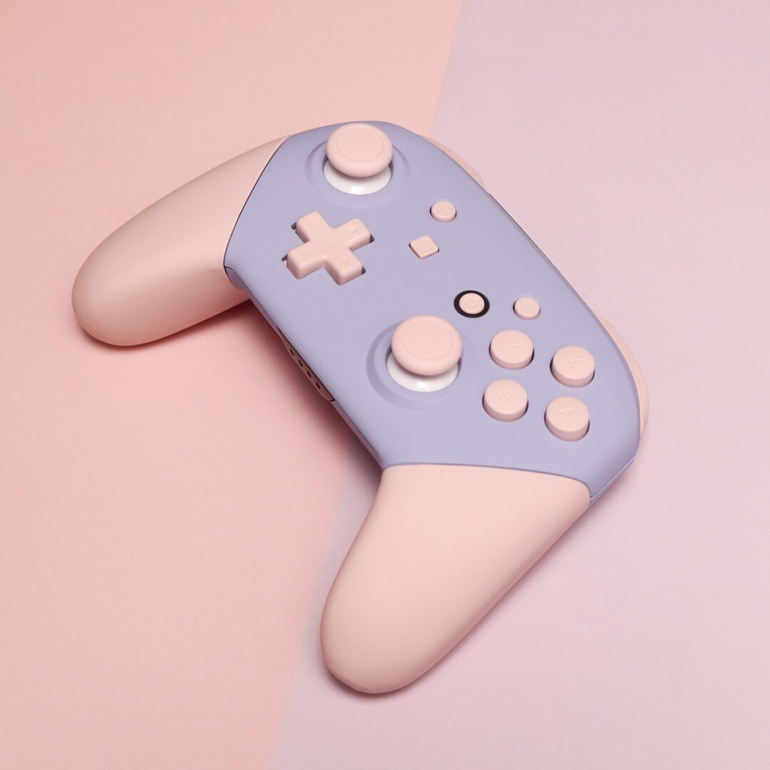 Custom Cotton Candy V2 Pastel Purple and Pink Nintendo Switch Pro ...