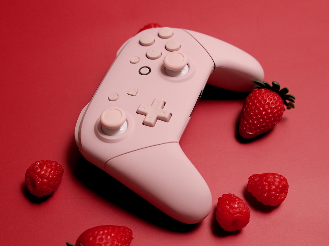 Custom Strawberry Milk All Pink Nintendo Switch Pro Controller - Etsy