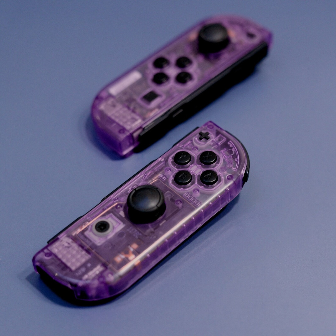 Custom Atomic Purple Nintendo Switch Joy-con Controllers - Etsy