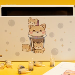 Custom SHIBOBA Shiba Inu Boba Tea Nintendo Switch Case - Etsy