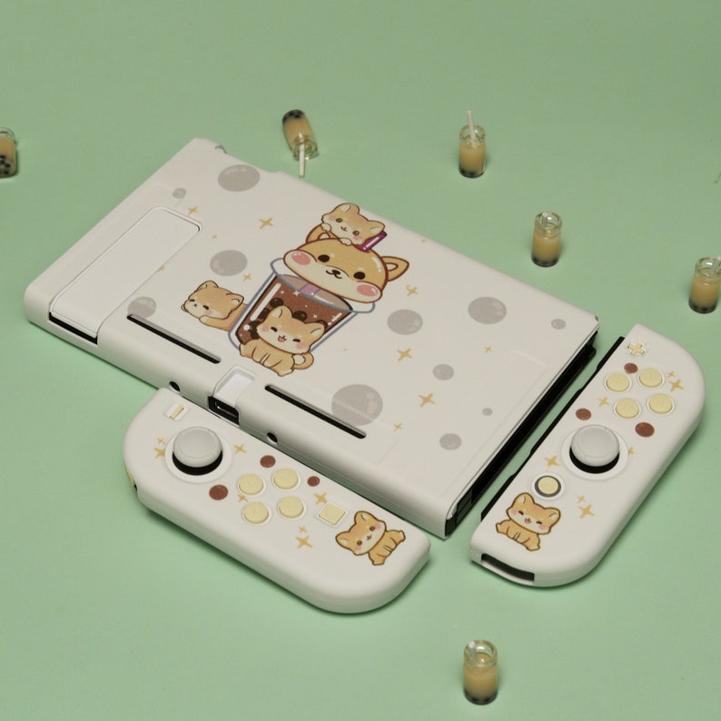 Custom SHIBOBA Shiba Inu Boba Tea Nintendo Switch Case - Etsy