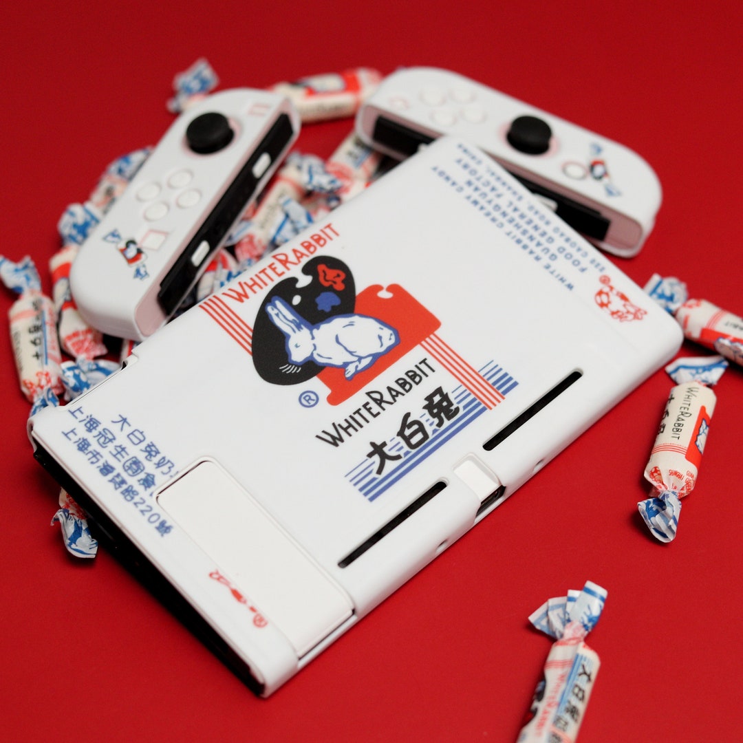 Custom WHITE RABBIT Nintendo Switch Soft-shell Case - Etsy