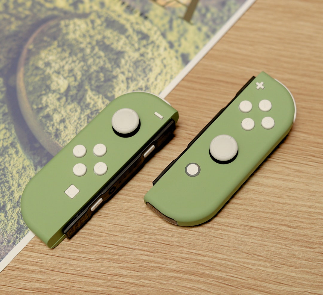 Custom Matcha Green Tea Themed Nintendo Switch Joy-con Controllers - Etsy