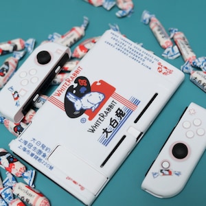 Custom WHITE RABBIT Nintendo Switch Soft-shell Case - Etsy