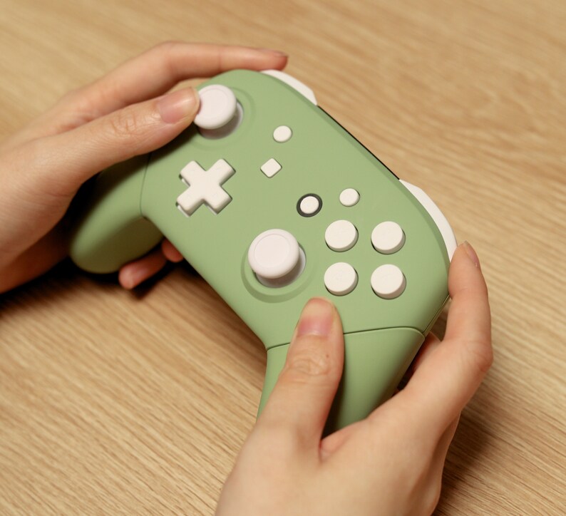 Custom Soft-touch Matcha Green Tea Themed Nintendo Switch Pro ...
