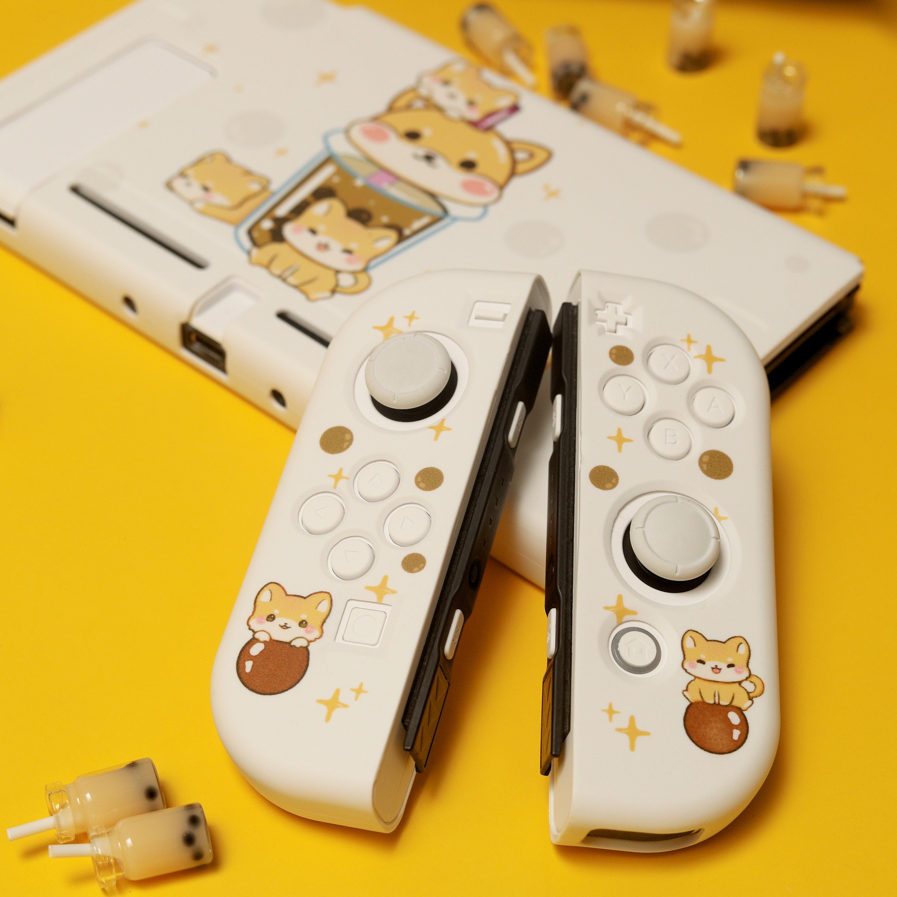 Custom SHIBOBA Shiba Inu Boba Tea Nintendo Switch Case | Etsy