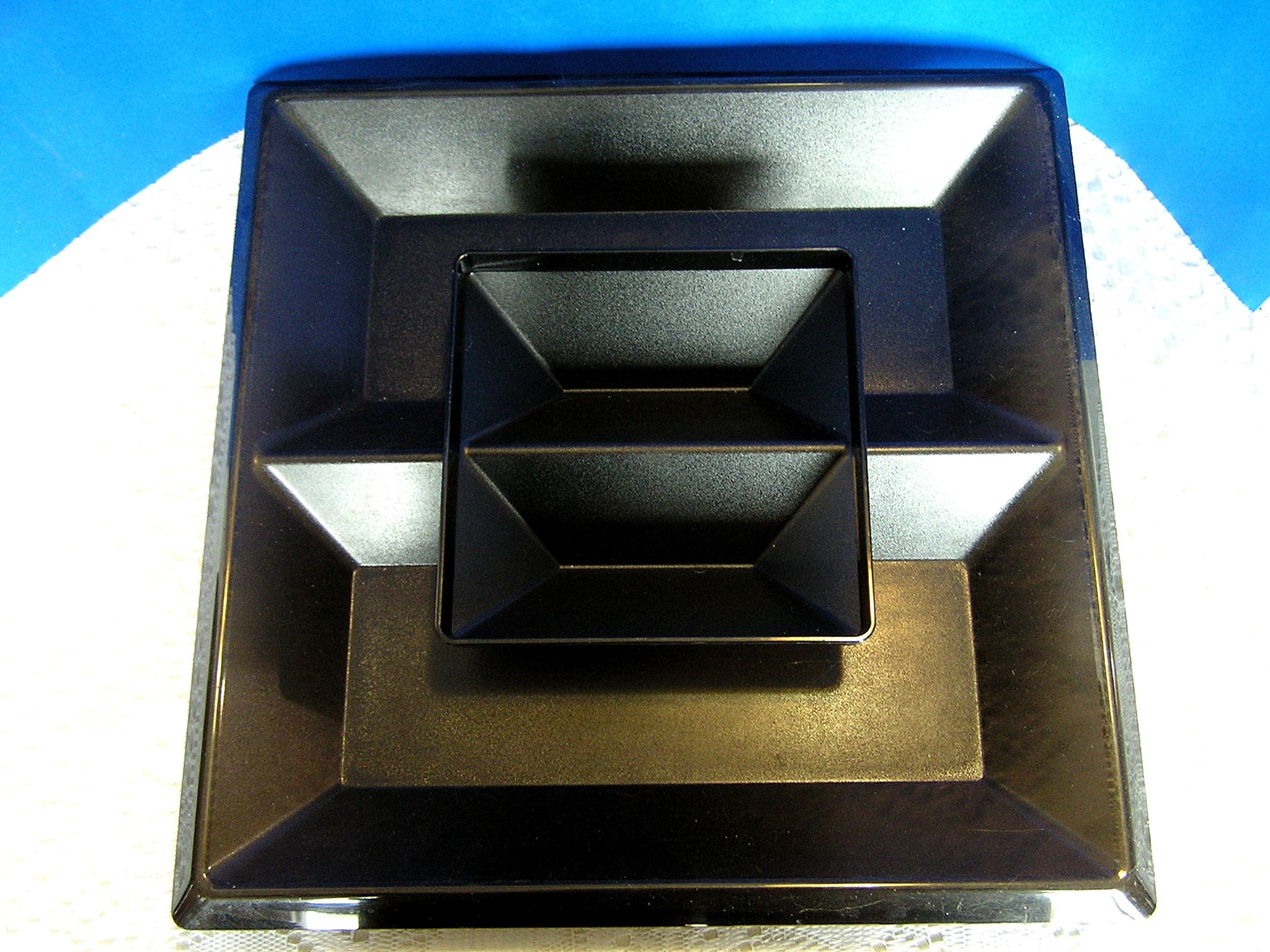 Tupperware Black Chip and Dip Party Tray With Dip Bowl - Etsy