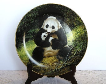 Vintage Decorative Plate the Panda by Will Nelson, First in the Last of ...
