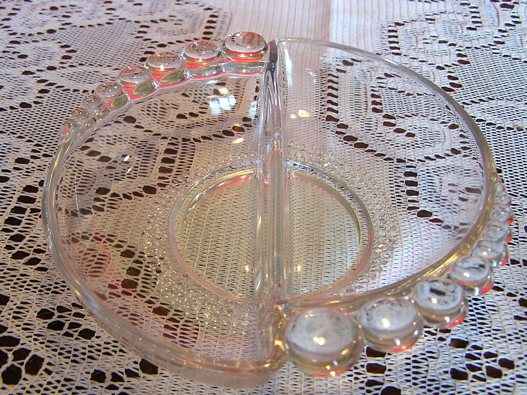 Vintage Duncan and Miller Divided Candy Dish - Etsy