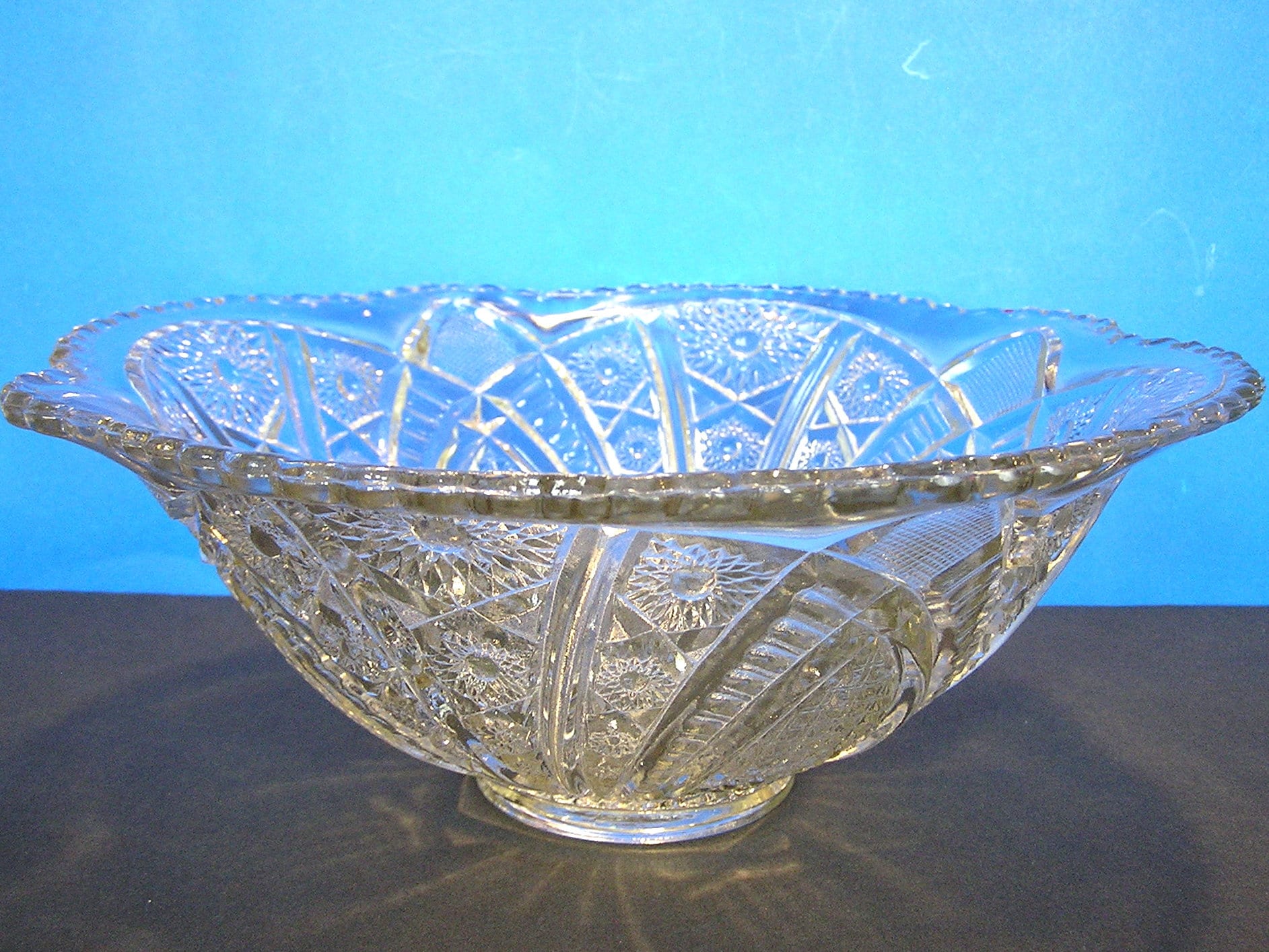 Mckee Concord Clear Punch Bowl - Etsy