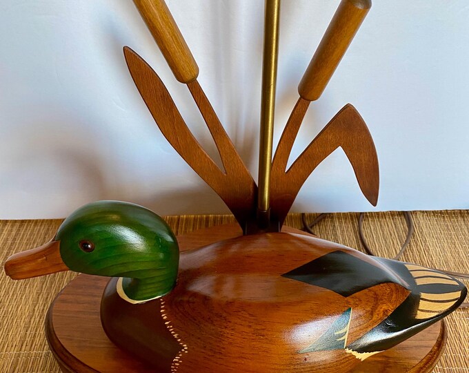 Mid-century Mallard Duck Decoy Lamp by H. Heap Lll for the Decoy Shop ...