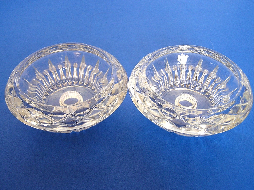 Vintage Princess House Crystal Royal Highlights 3-way Candle Holder ...