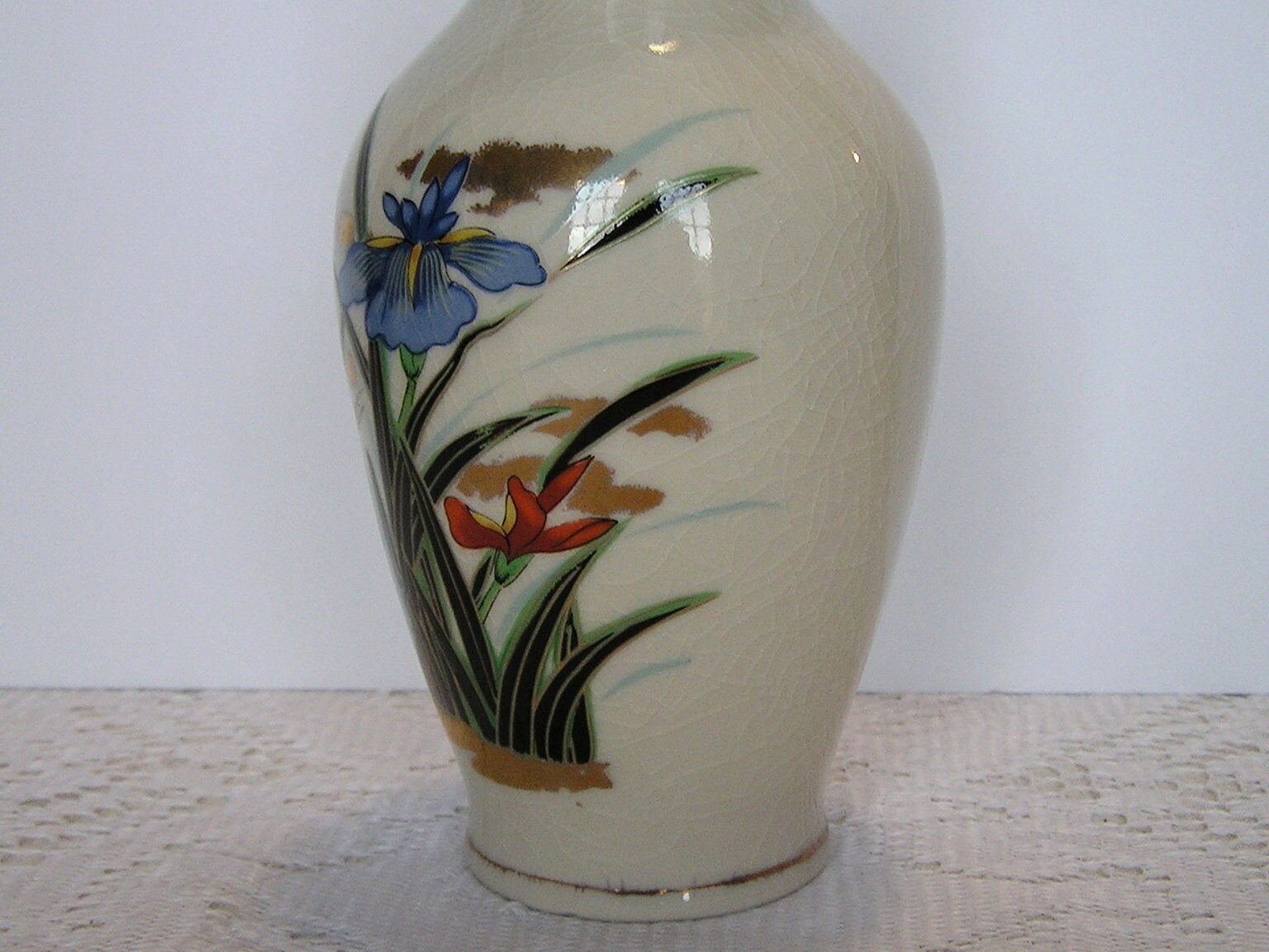 Vintage Mid-century Hand Painted Porcelain Vase Made in Japan - Etsy