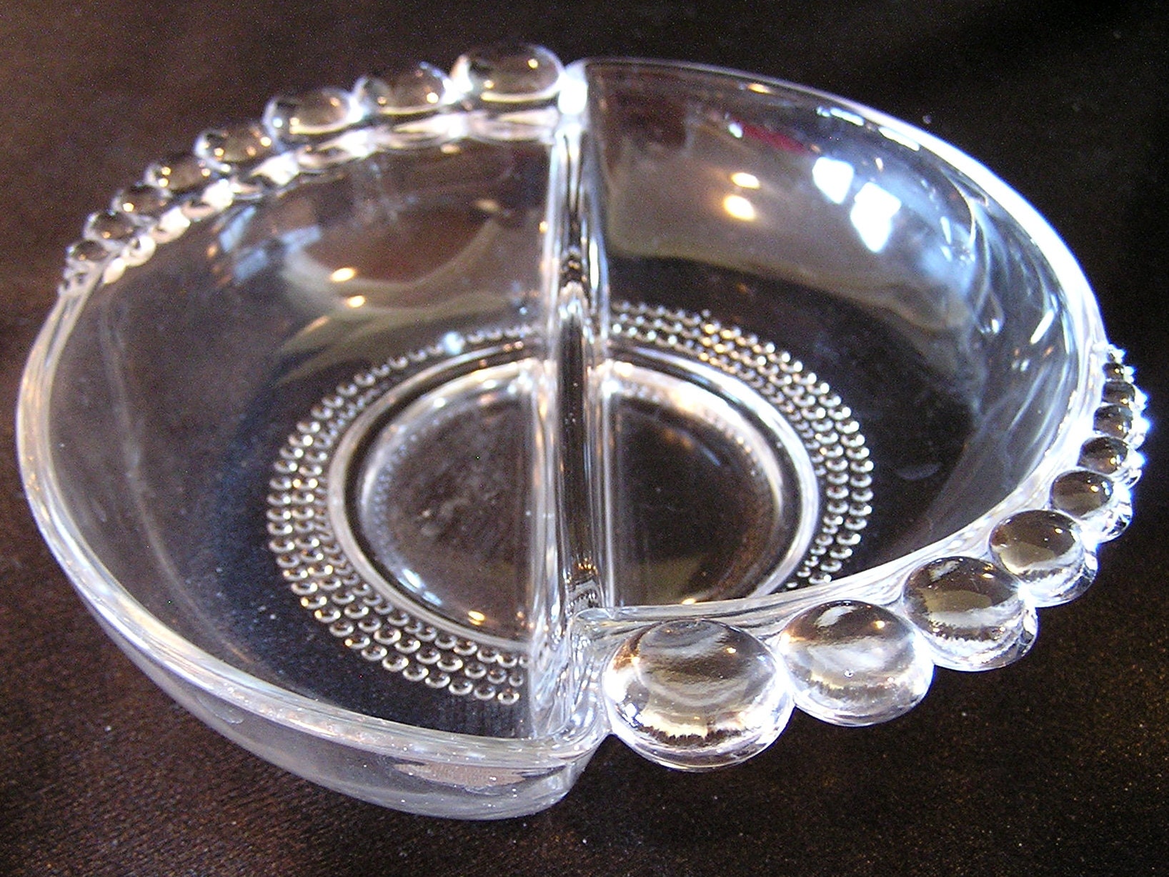 Vintage Duncan and Miller Divided Candy Dish - Etsy