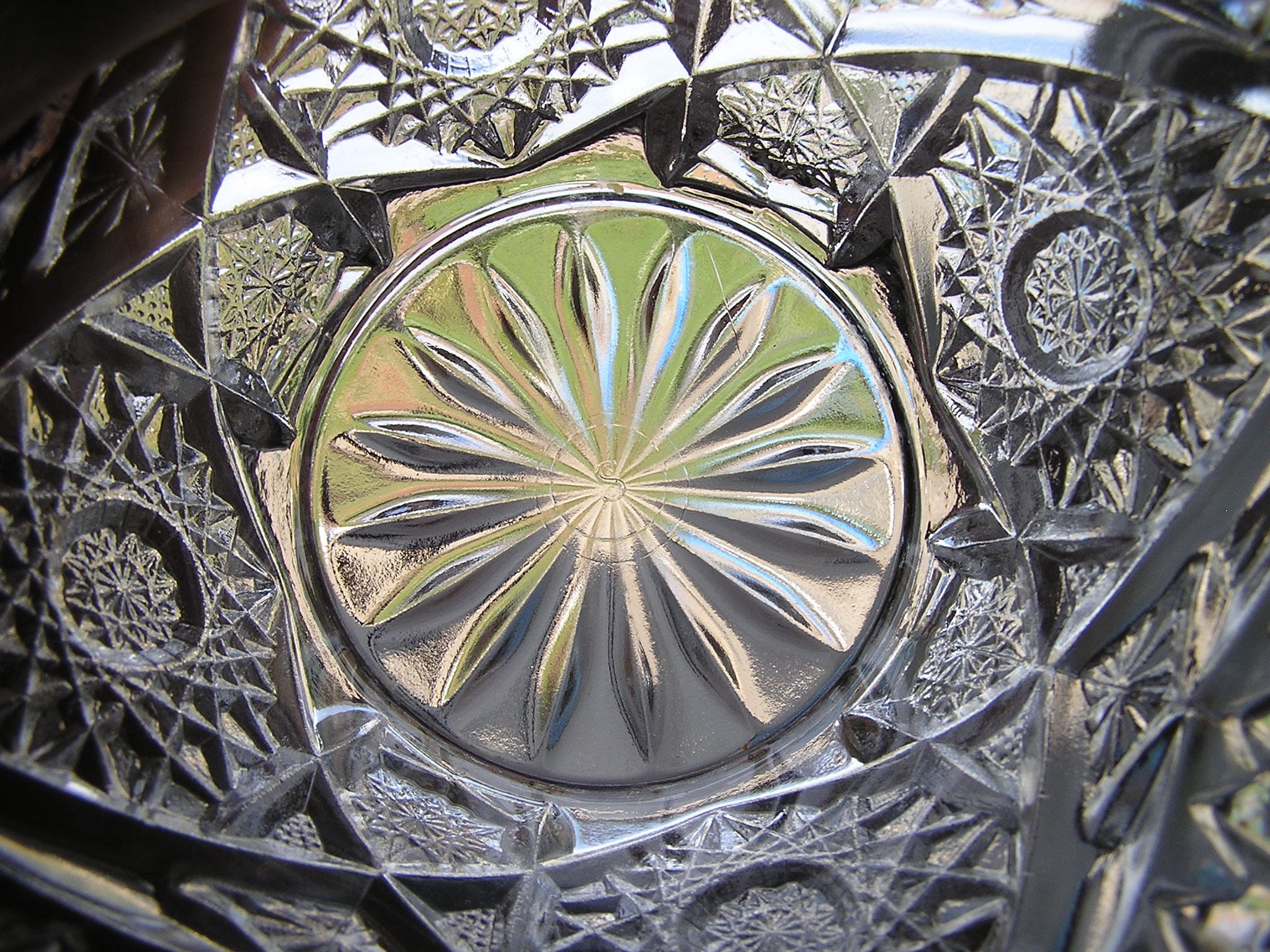 Vintage L.E. Smith Glass Hobstar and Arches Pattern Bowl - Etsy