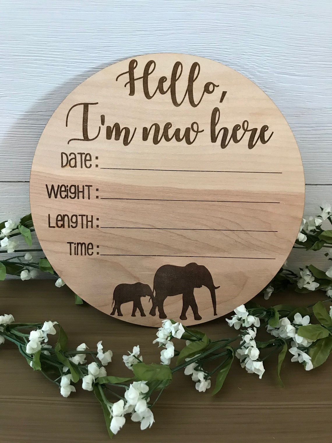 Birth Stats Announcement Sign. Hospital Baby Announcement | Etsy