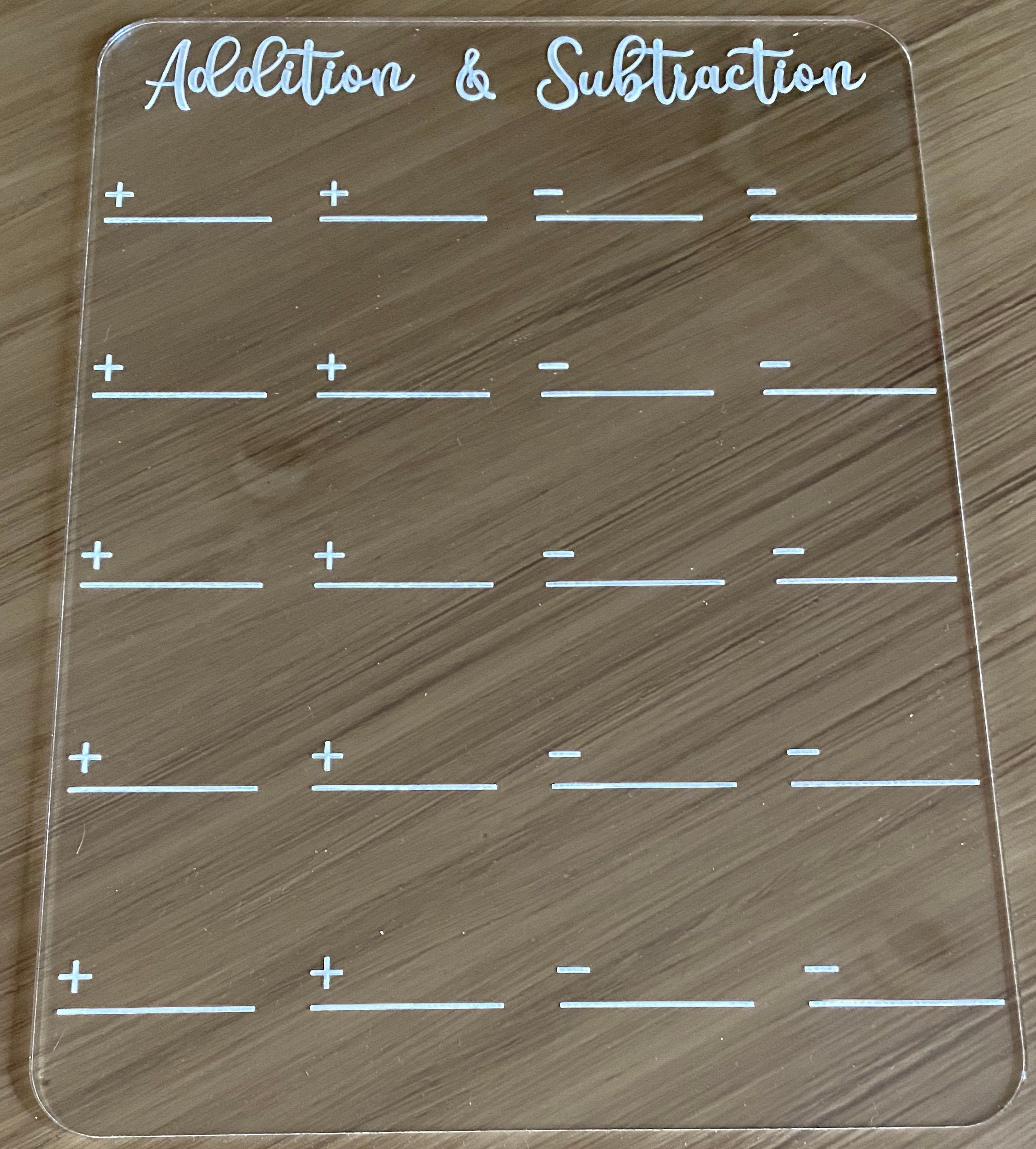 Dry Erase Math Boards SVG. Math Games SVG. Math Laser Cut - Etsy