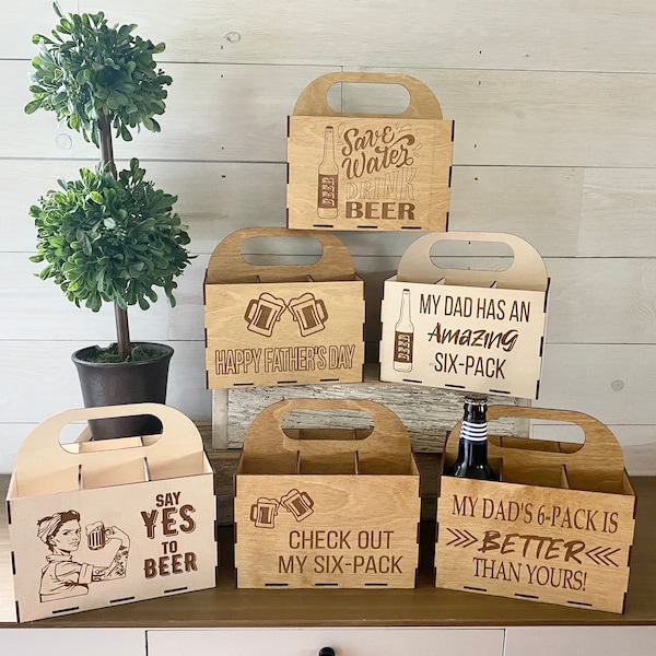 Wooden Beer Carrier - Etsy