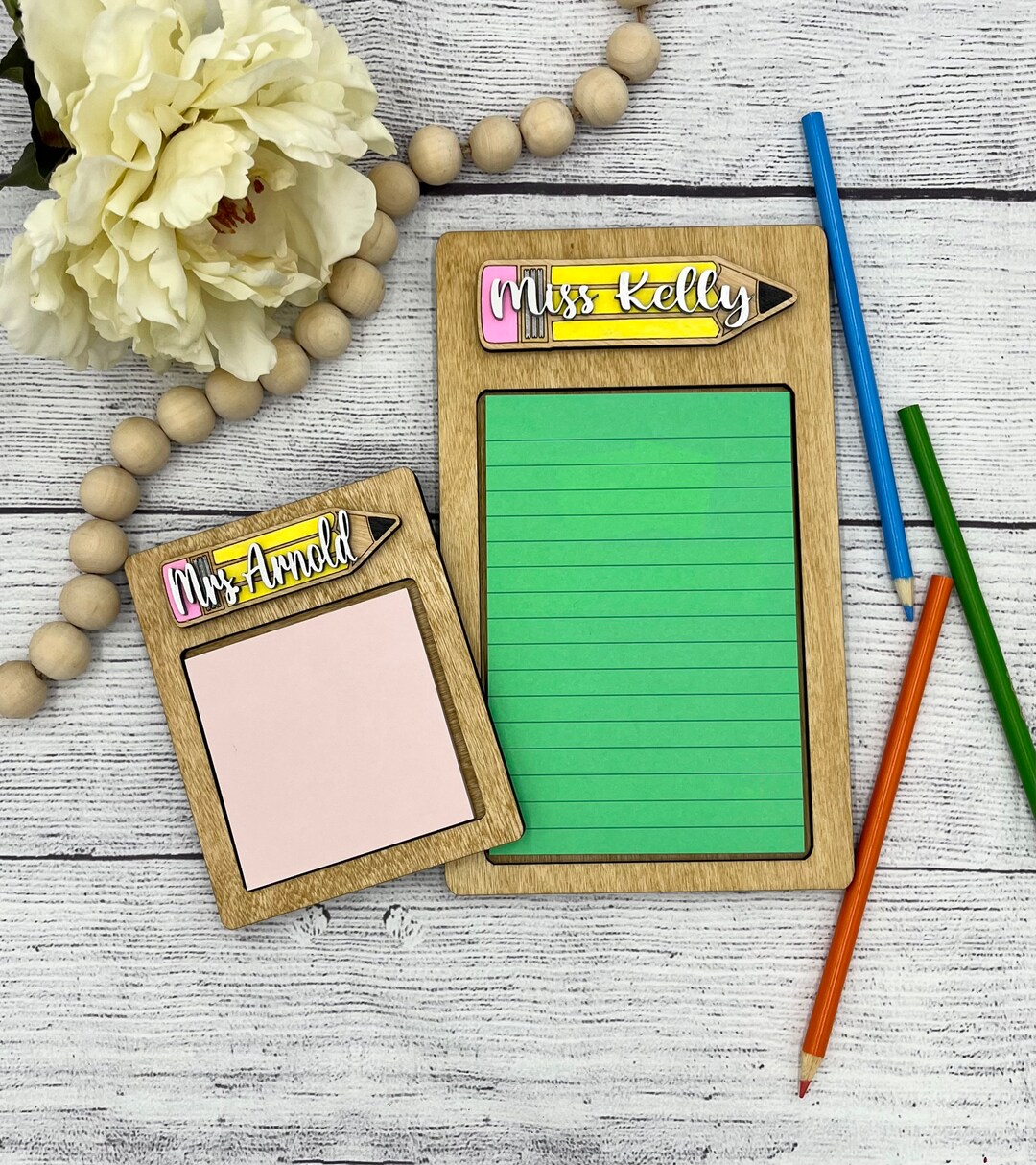 Sticky Note Holder. Notepad Holder. Teacher Gift. Office Gift ...