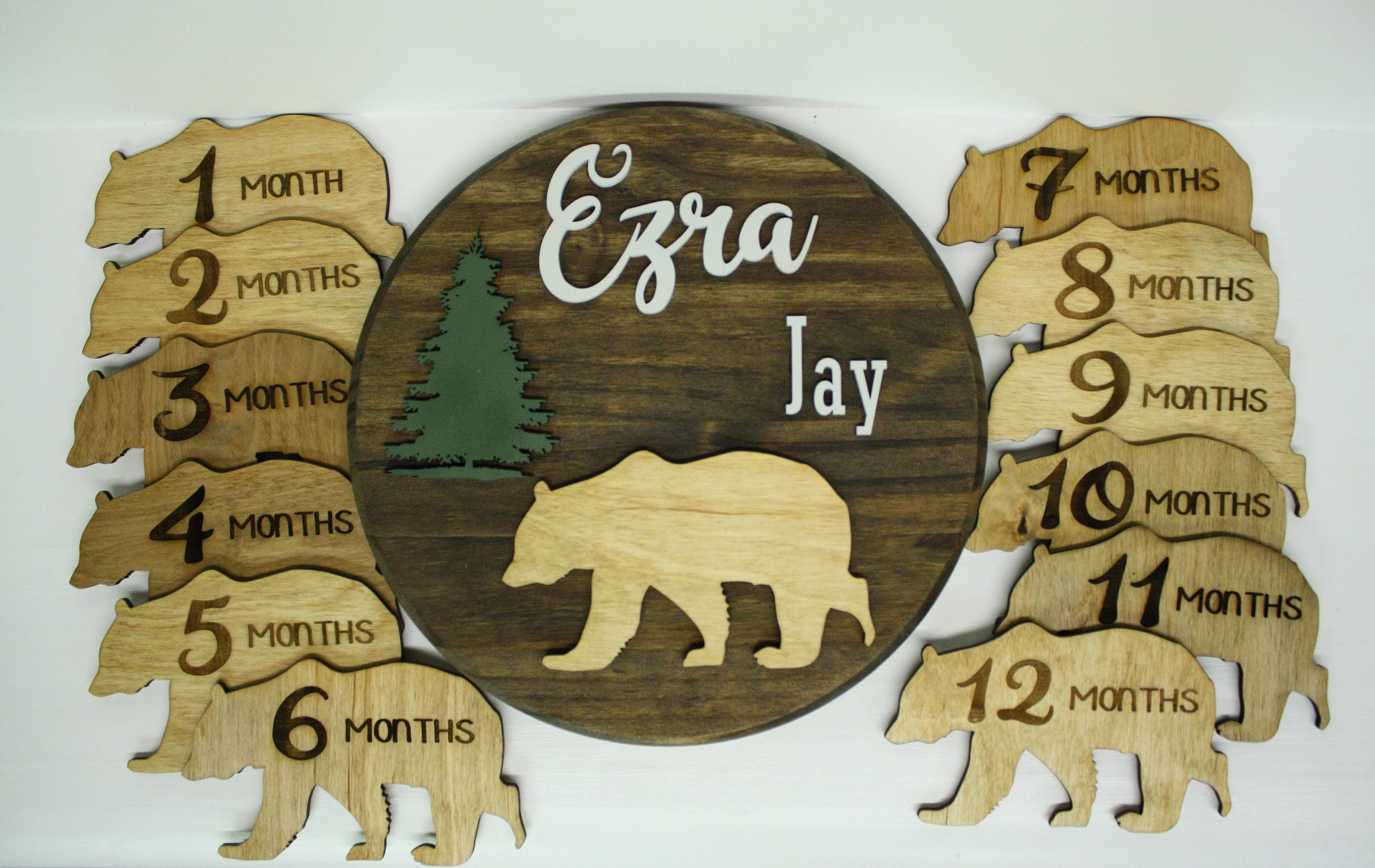 Baby Milestone Sign. Baby Milestones. Wooden Baby Sign. | Etsy