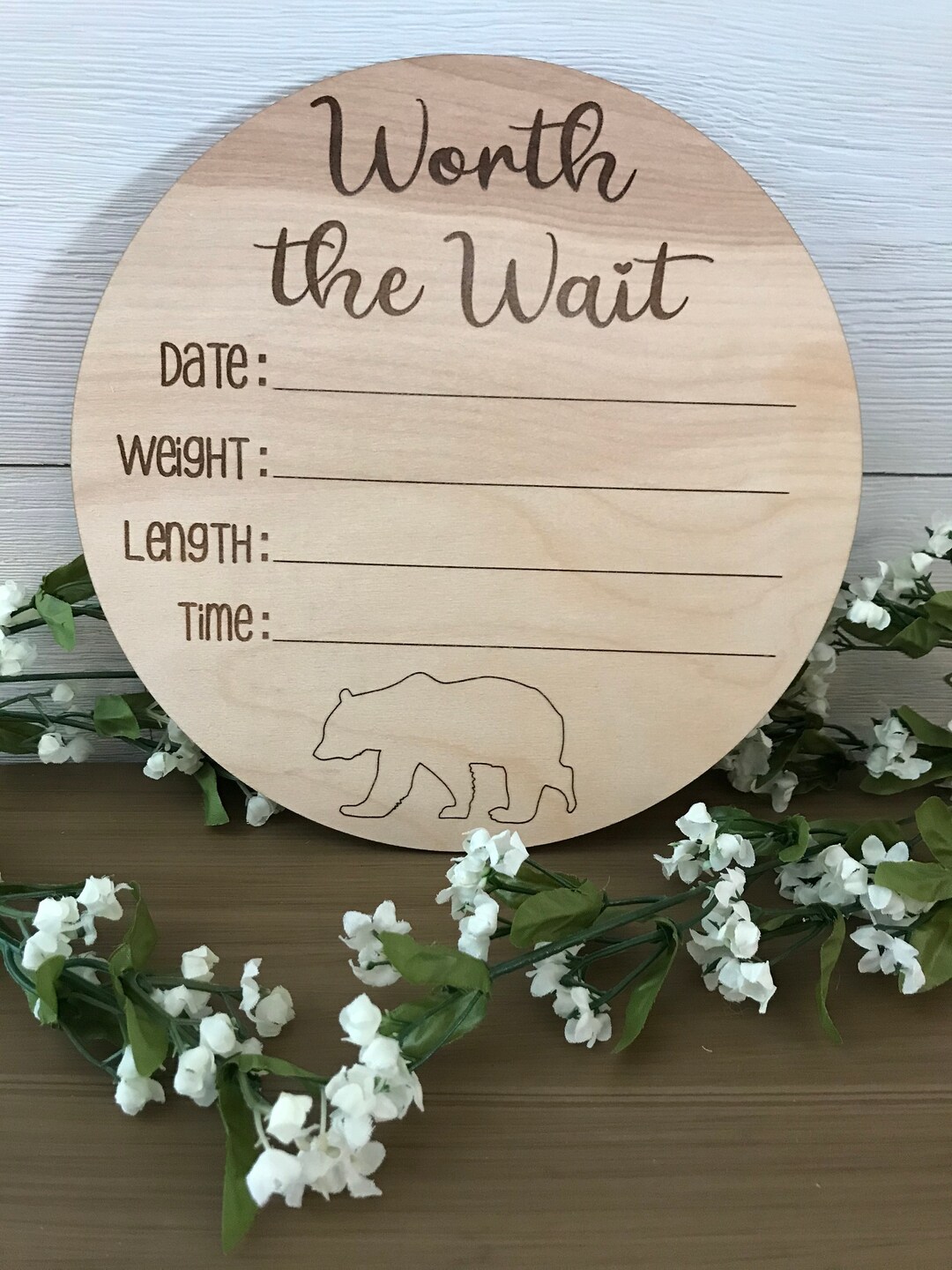 Birth Stats Announcement Sign. Hospital Baby Announcement Sign. Baby ...