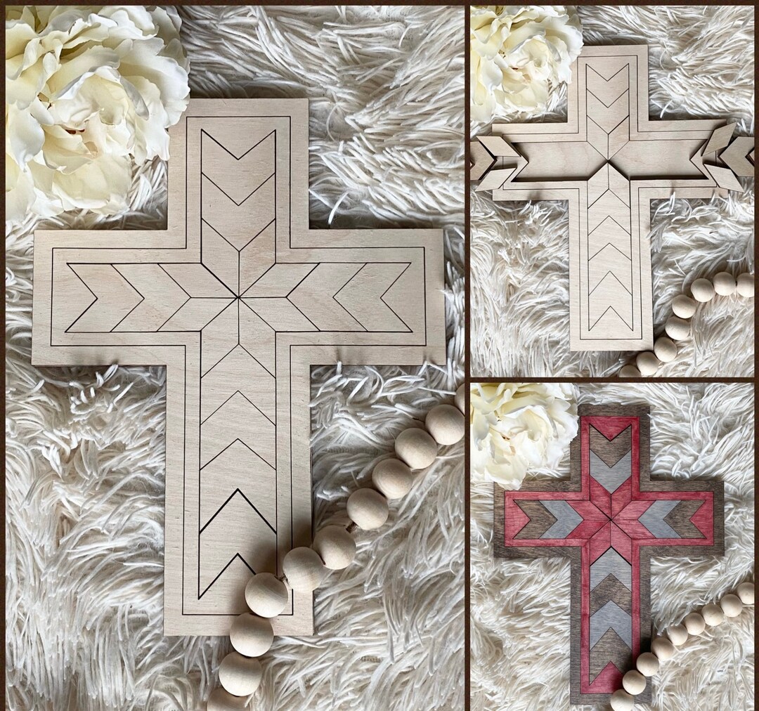 Wooden Cross. DIY Home Decor. DIY Wooden Cross. Barn Quilt Cross ...