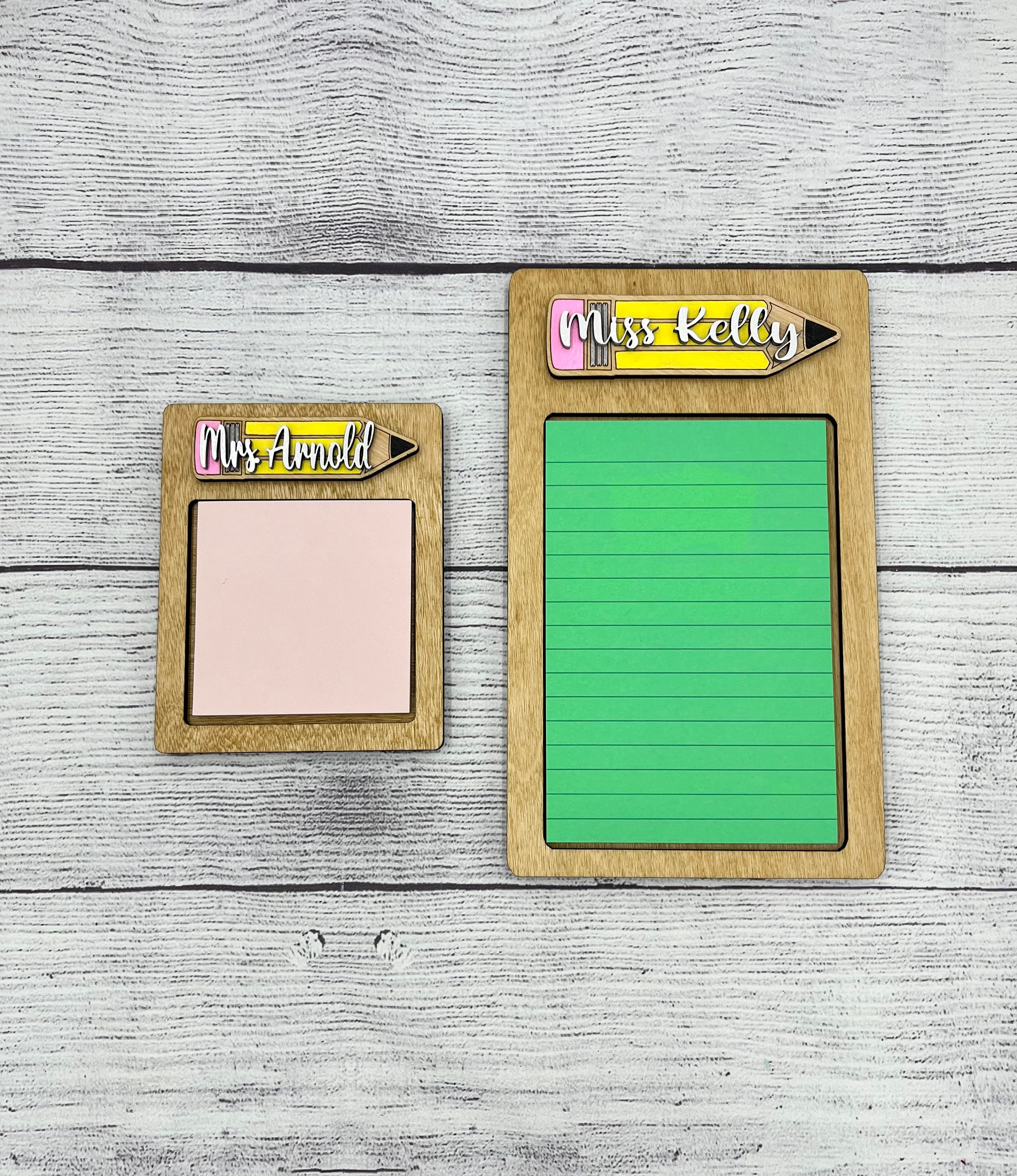 Sticky Note Holder. Notepad Holder. Teacher Gift. Office Gift. - Etsy