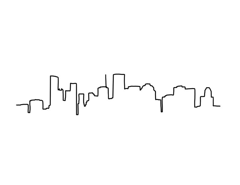 Houston Texas Skyline Art Print, Houston Skyline Wall Art, Houston Art ...