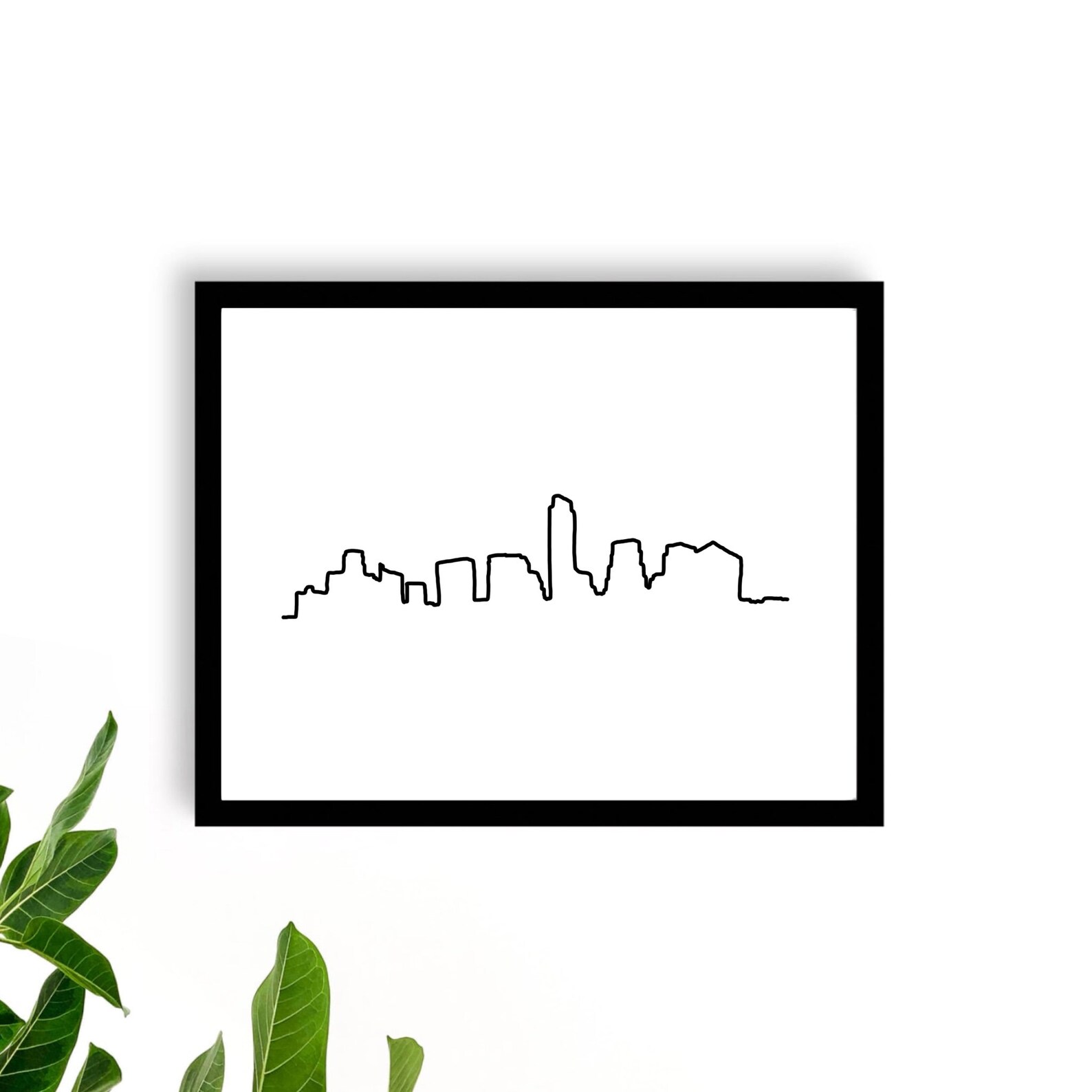Austin Texas Skyline Art Print, Austin Skyline Wall Art, Austin Art ...
