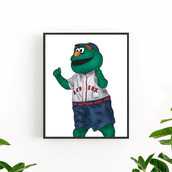 Wally Red Sox Mascot - Etsy
