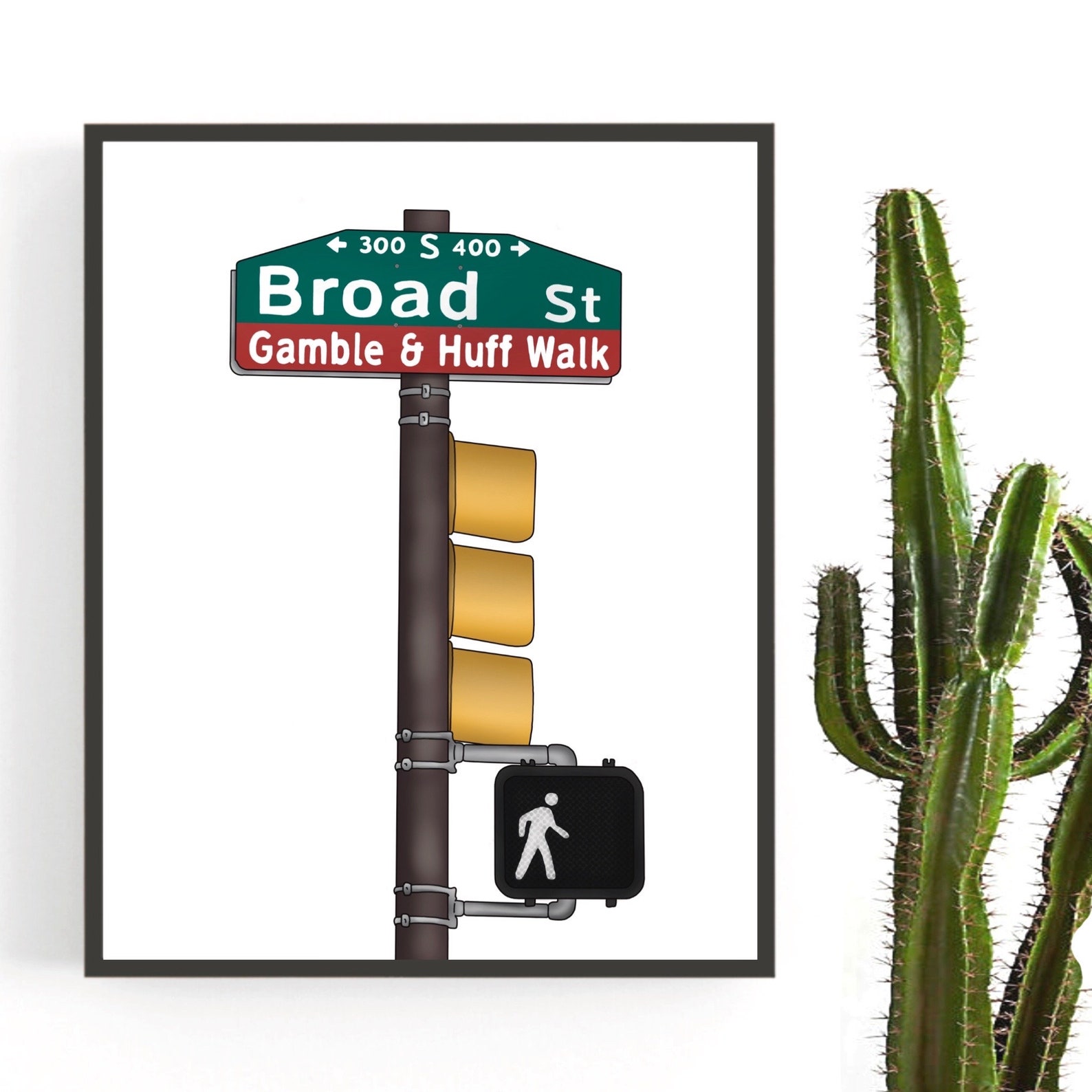 Broad Street Sign Art, Philadelphia Street Sign Art, Broad Street ...