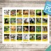 WORLD ANIMALS BOOK 7 Printable Cards 17 x 11 | Etsy