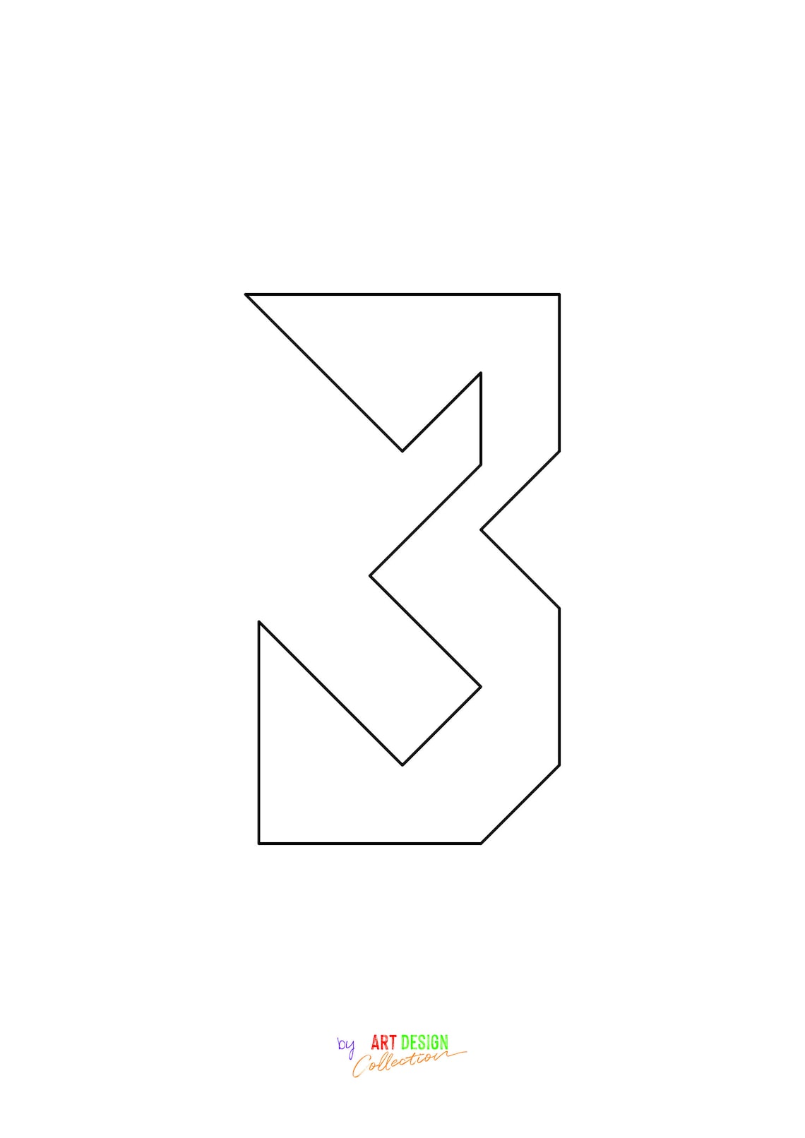 Tangram Number Cards, Montessori Learning Game, Tangram Puzzle Toy ...