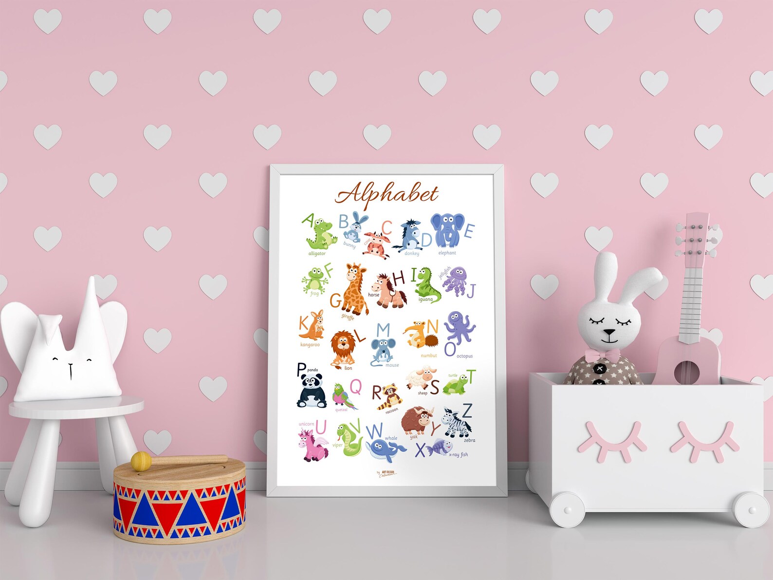 ANIMAL ALPHABET POSTER Montessori Poster Montessori | Etsy